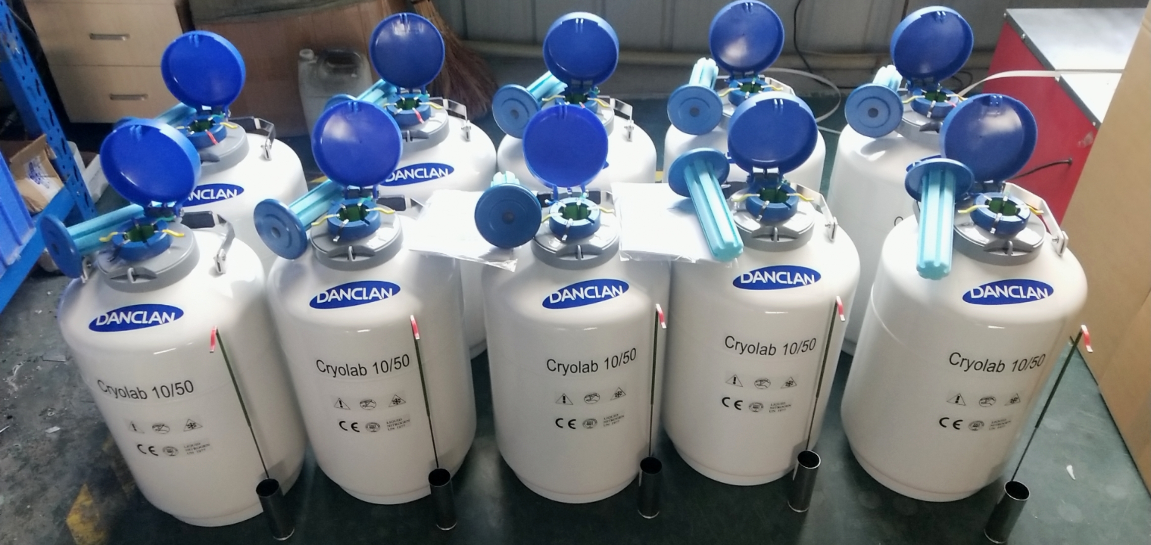 Danclan Cryolab Series Liquid Nitrogen Tank - Danclan Biotech